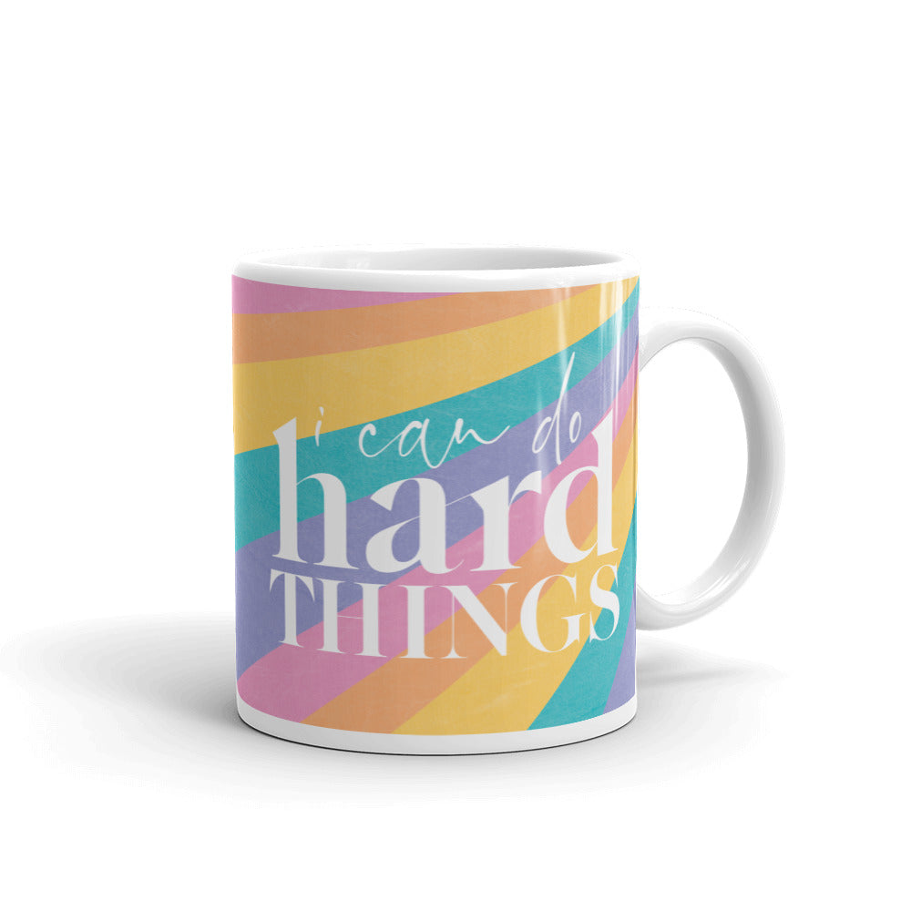 Rainbow Color Block Mug – Sweat Goddess